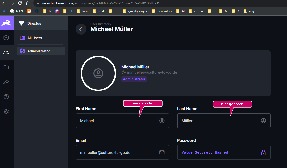 Docker Multi-Instanz Setup Directus